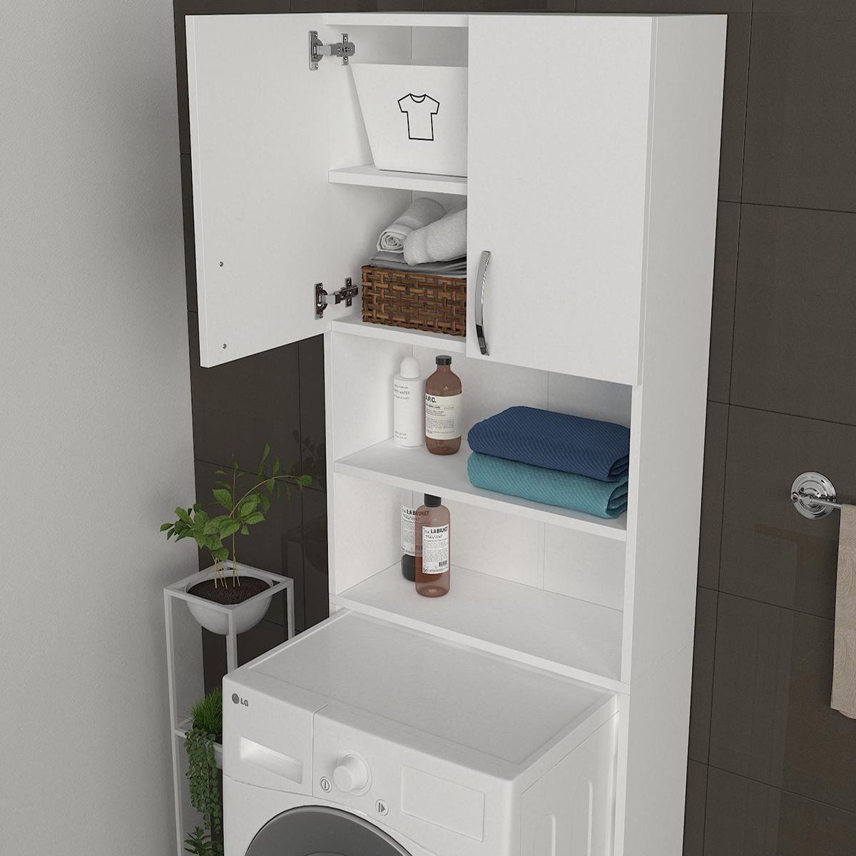 ArteLibre Bimba Ντουλάπι Μπάνιου Πλυντηρίου Μελαμίνης Λευκό ...