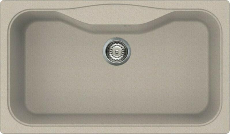 Elleci Fox 360 Granitek Ένθετος Νεροχύτης από Συνθετικό Γρανίτη Μ86xΠ50cm Avena FOX360-51 ...