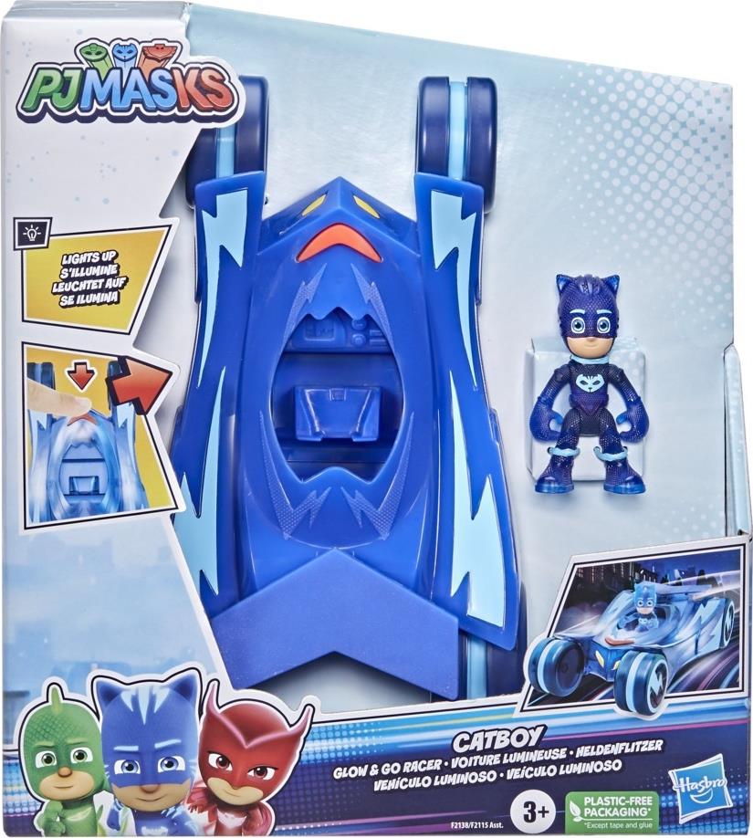 Hasbro Παιχνίδι Μινιατούρα PJ Masks Glow and Go Racer Catboy για 3+ Ετών F2138 | apothema.gr