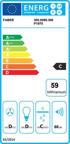 Faber Inka Smart C LG A70 Μηχανισμός Απορρόφησης 70cm Λευκός | apothema.gr