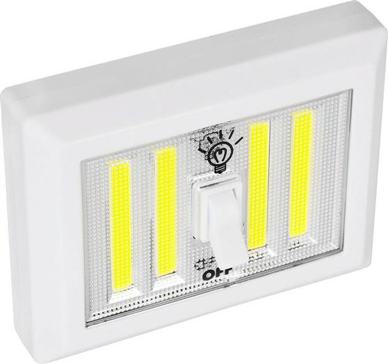 GloboStar LED Φωτιστικό Διακόπτης για Ντουλάπες με Μπαταρία και ...