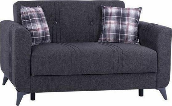 HomeMarkt Kristina Διθέσιος Καναπές Κρεβάτι με Αποθηκευτικό Χώρο Γκρι ...