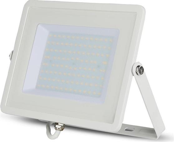 V-TAC Στεγανός Προβολέας IP65 Ισχύος 100W με Ψυχρό Λευκό Φως σε Λευκό ...