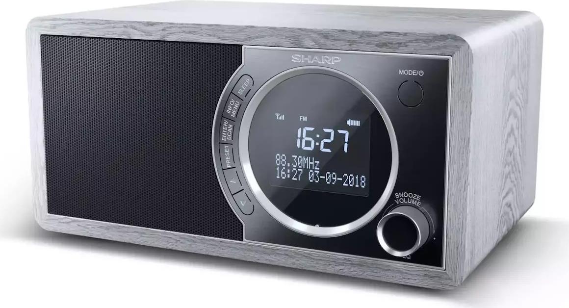 Sharp DR450 Επιτραπέζιο Ραδιόφωνο Ρεύματος DAB+ με Bluetooth Γκρι 15 ...