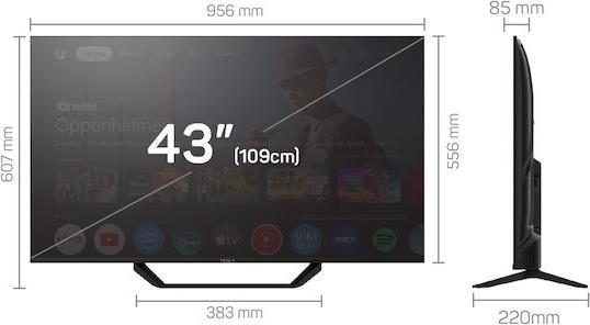 Tesla 43E655BUS Smart Τηλεόραση 43" 4K UHD LED HDR 2025 | apothema.gr