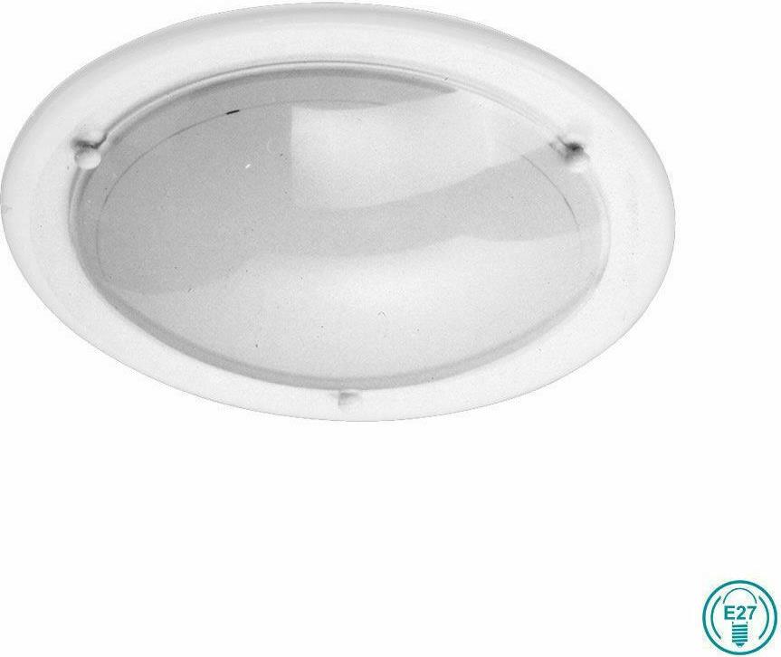 Trio Lighting Primo Μοντέρνα Μεταλλική Πλαφονιέρα Οροφής με Ντουί E27 ...